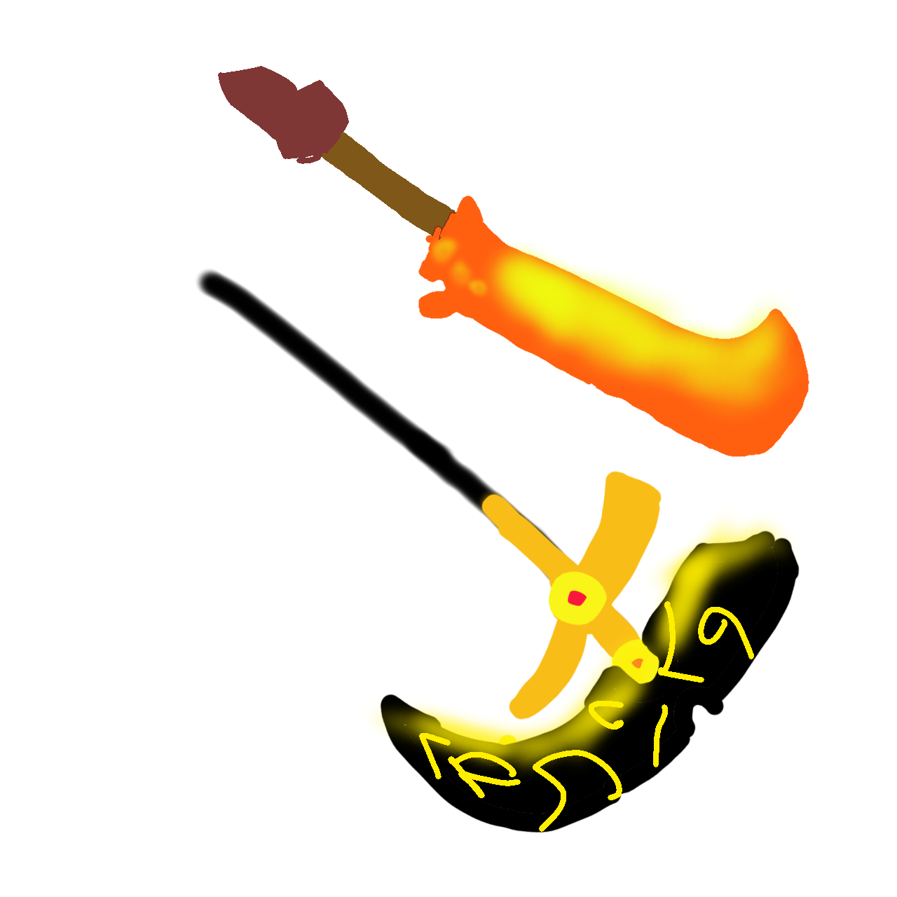 RageBlade & GoldenScythe - ibisPaint