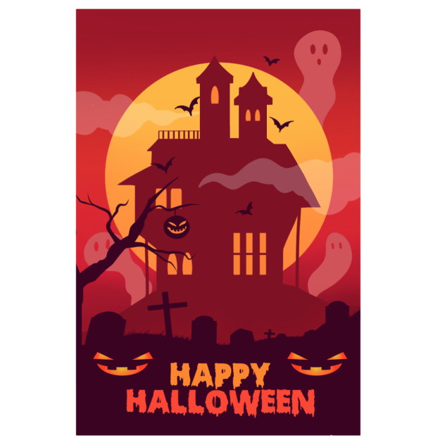 Halloween Red Poster - ibisPaint