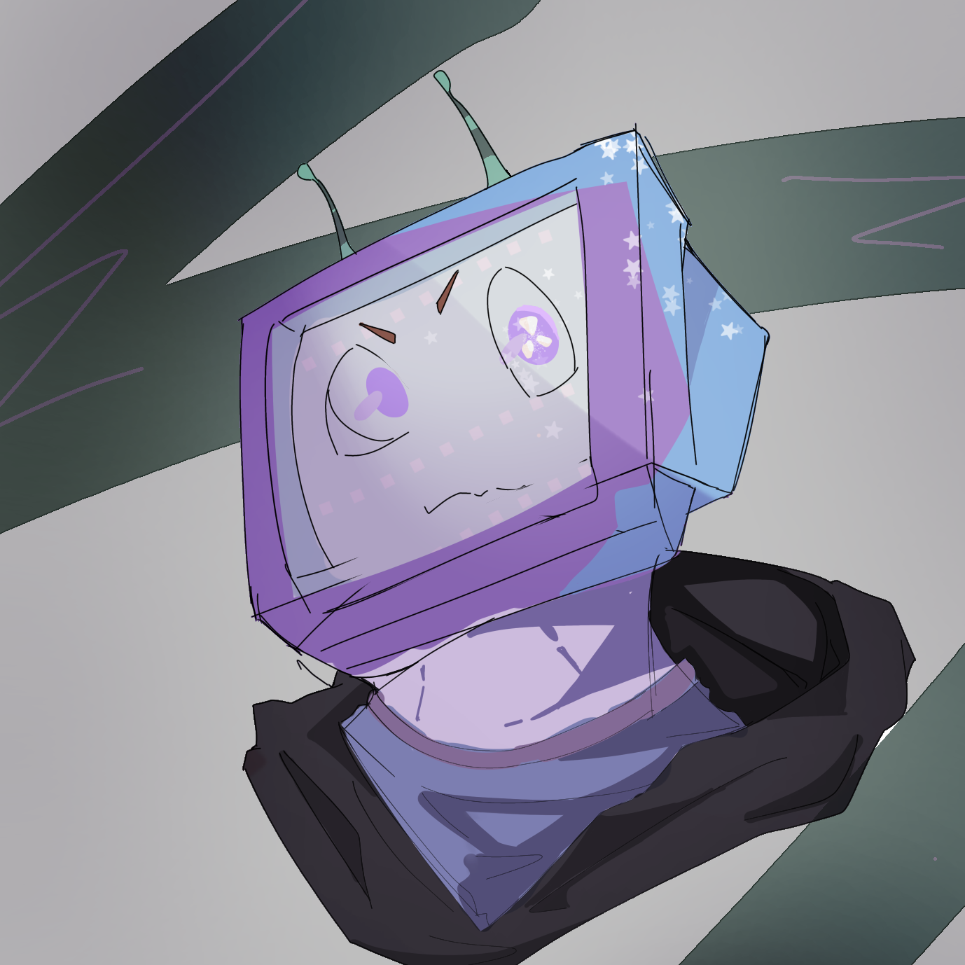 TV head OC - ibisPaint