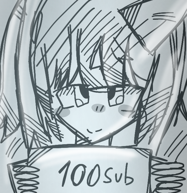 thank you for 100 sub - ibisPaint