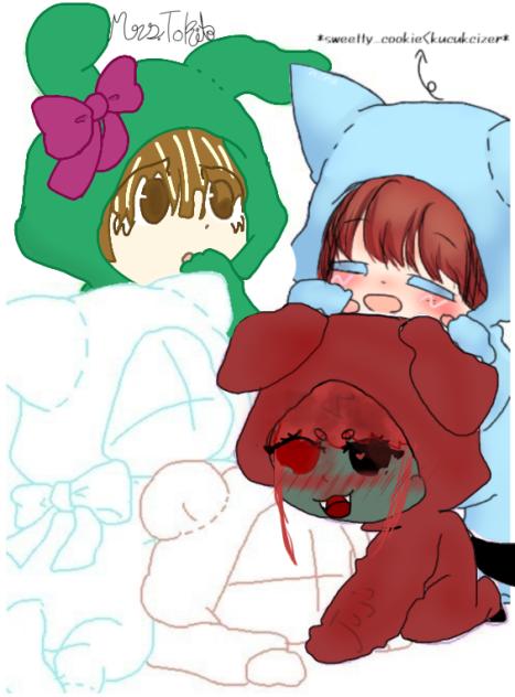 Animal pajama collab - ibisPaint