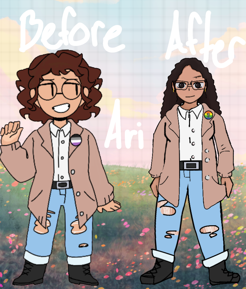 revamping my sisters oc - ibisPaint