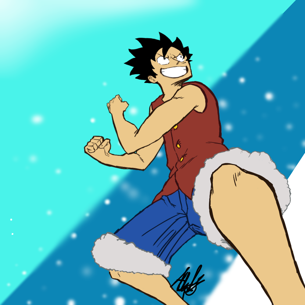 monkey D Luffy - ibisPaint
