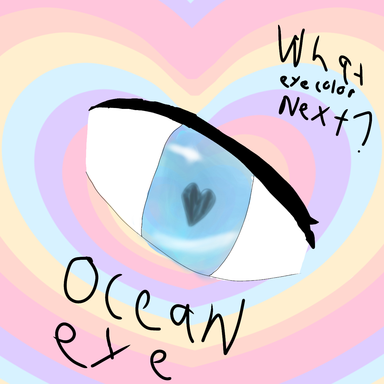 blue eye work - ibisPaint
