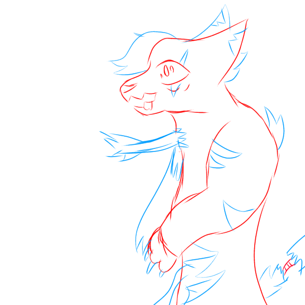 Furry sketch - ibisPaint