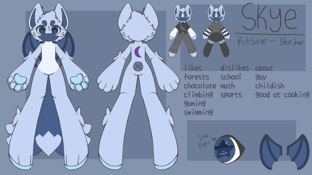 🖤Skye ref!🩵 - ibisPaint