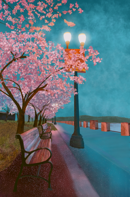 spring scenery - ibisPaint