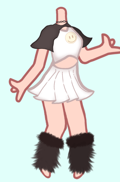 Gacha edit crop top and skirt - ibisPaint