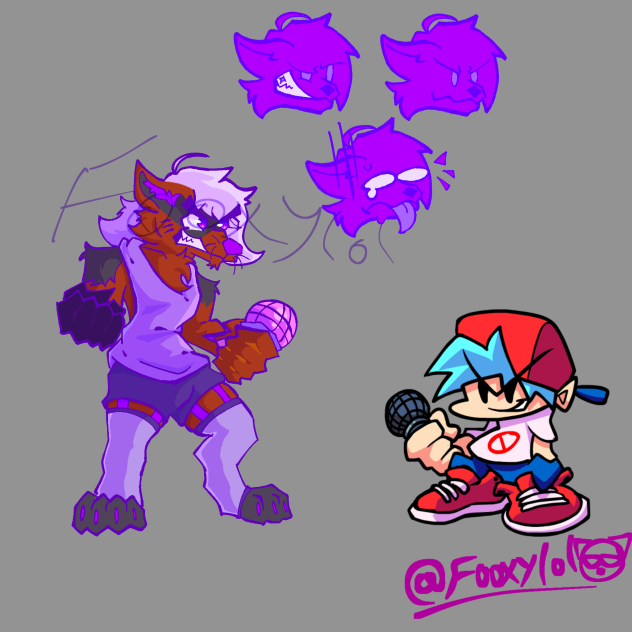 Vs Fooxy FNF Concept - ibisPaint