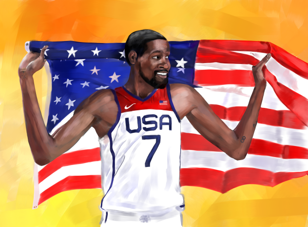 Drawing Cartoon Kevin Durant - ibisPaint