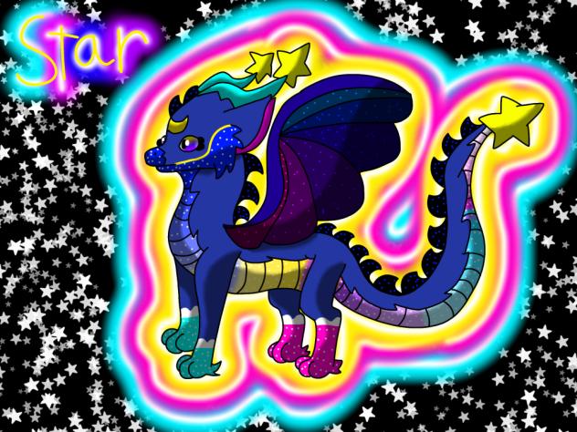 Star. She is a Space Dragon. - ibisPaint