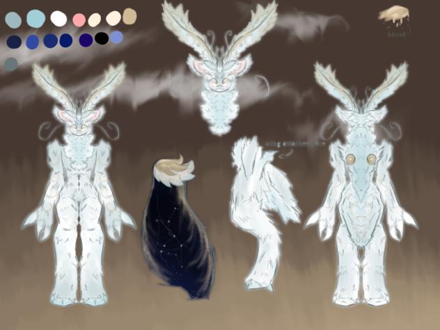 Boreas the deer moth (edit) - ibisPaint