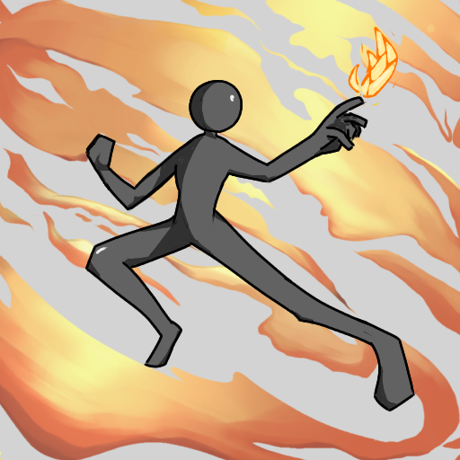 Fire Stickman - ibisPaint