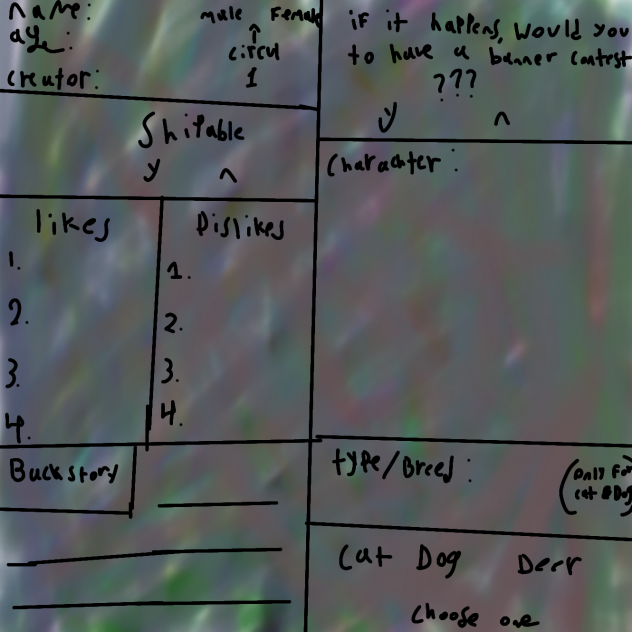 character sheets - ibisPaint