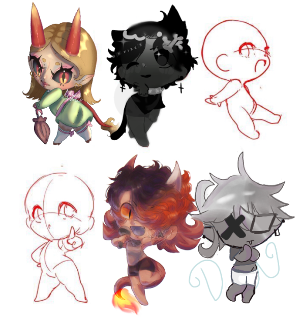 chibi collab with Fizz - ibisPaint