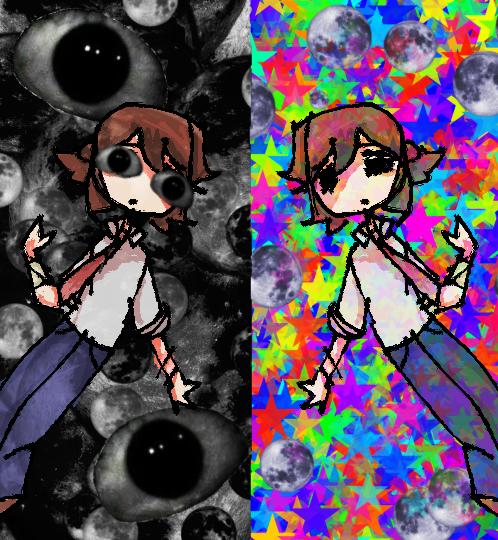 Two sides of life - ibisPaint