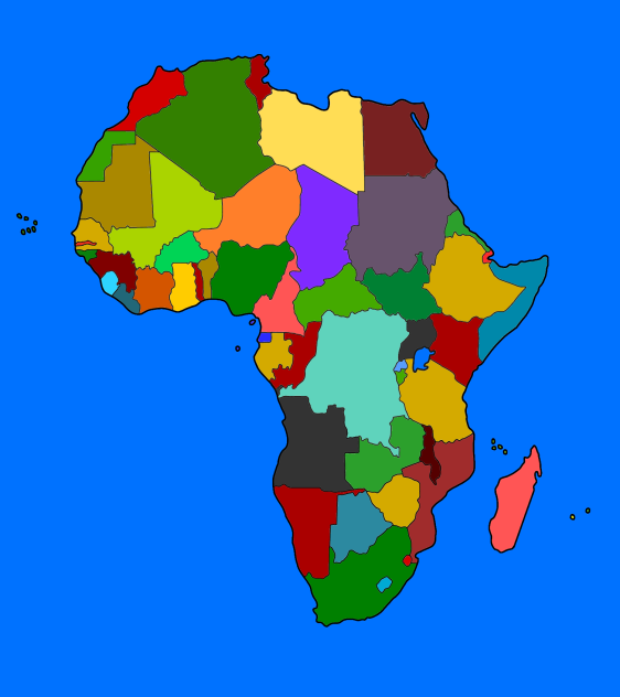 Mapa de África xd - ibisPaint