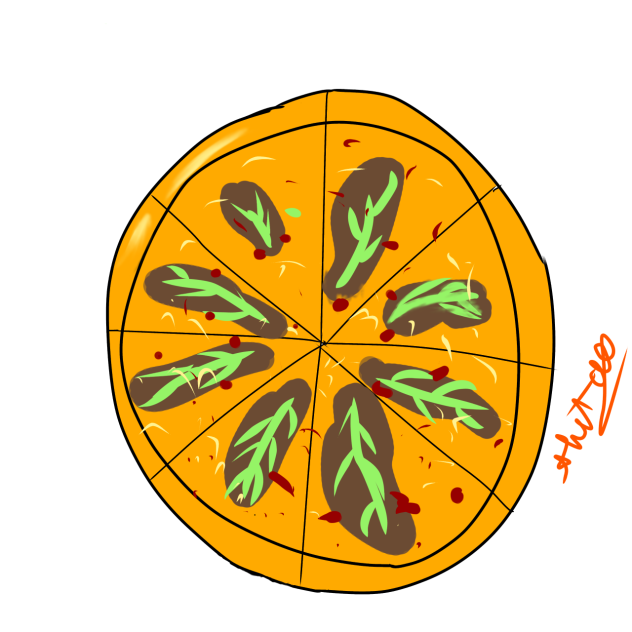 Genshin impact pizza - ibisPaint