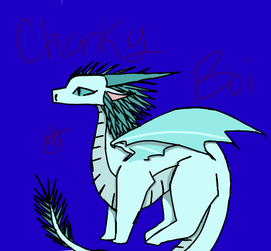 chonky boi (Ice wing wof charecter) - ibisPaint