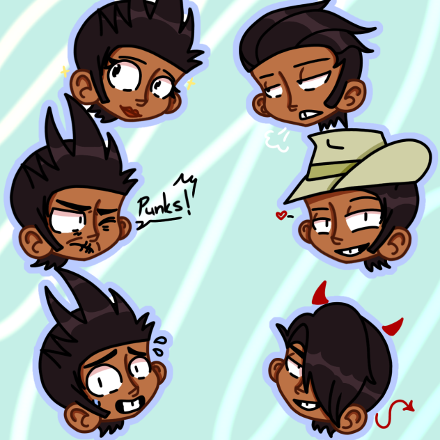 Mike and his personalities - ibisPaint