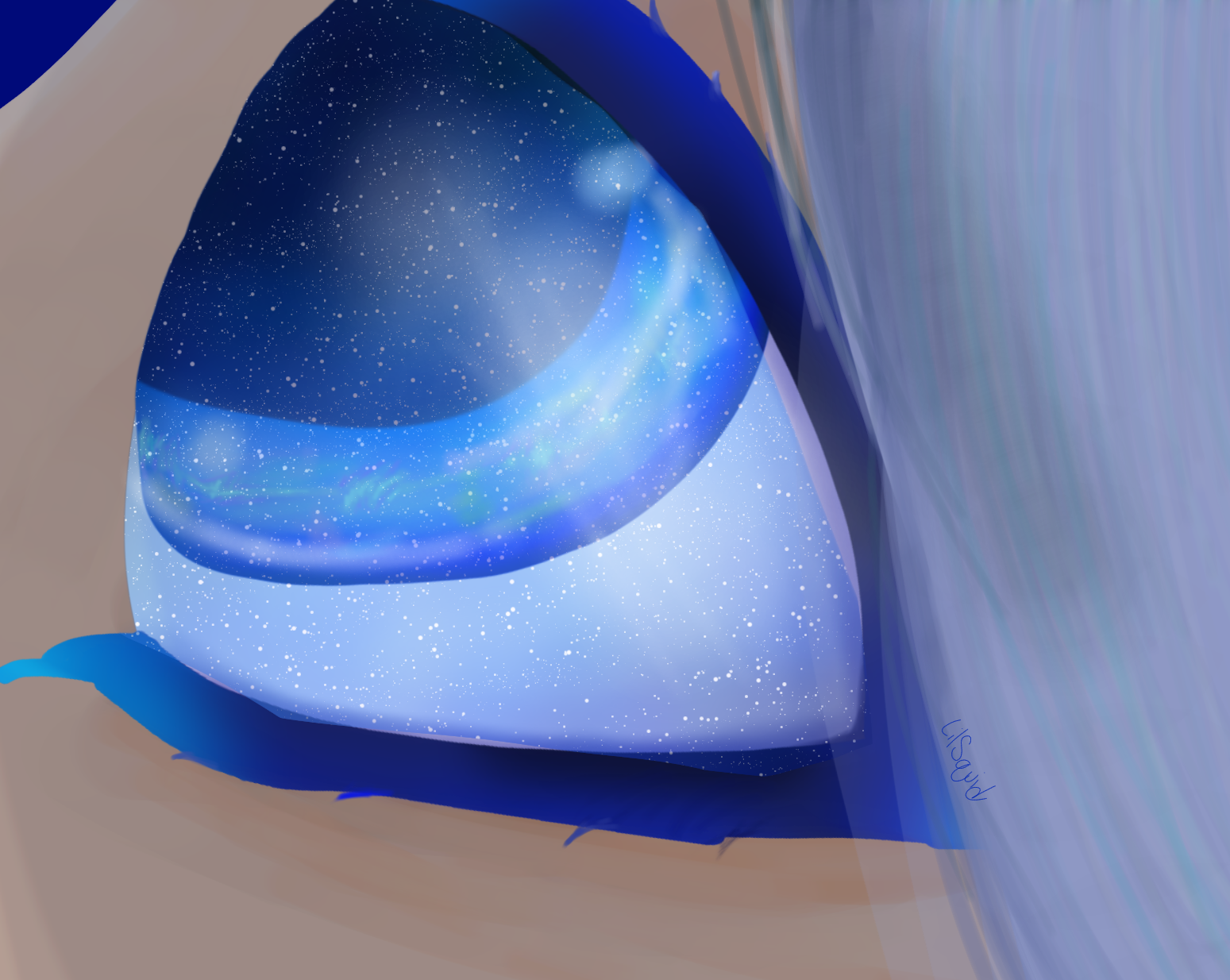 A sea of stars - ibisPaint