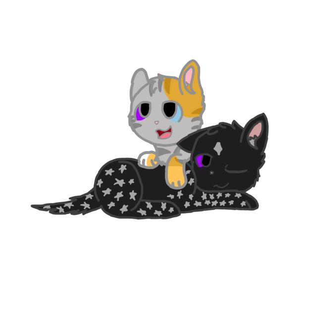Silver’Kit and Tiger’Kit - ibisPaint