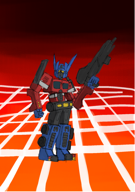 G1 Optimus prime toy version - ibisPaint