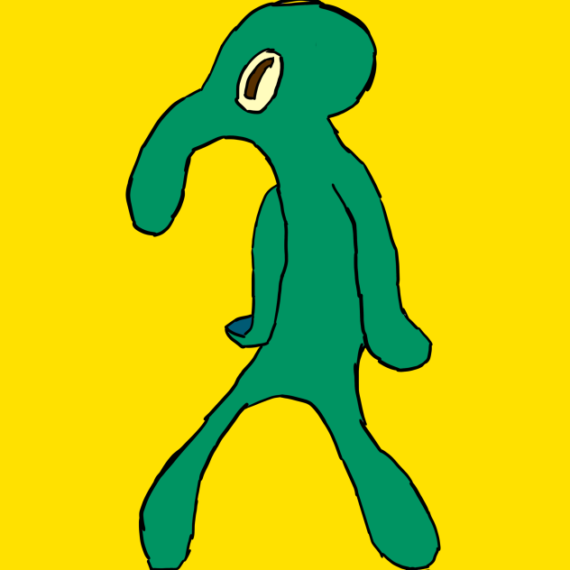 Handsome squidward - ibisPaint