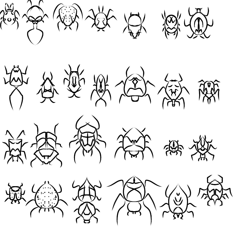 Insect boss concept art - ibisPaint
