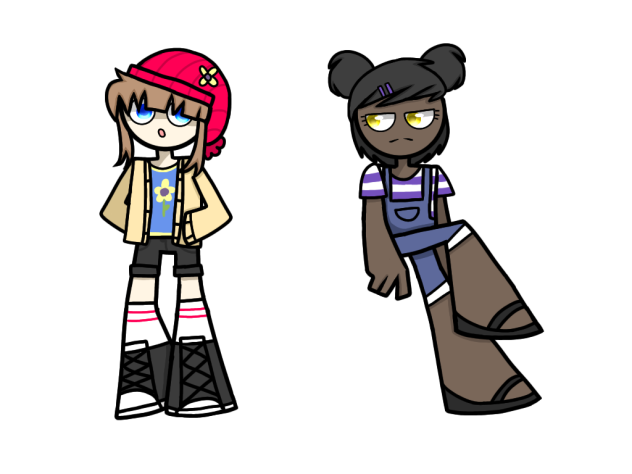 kat and flower -fox ranger - ibisPaint