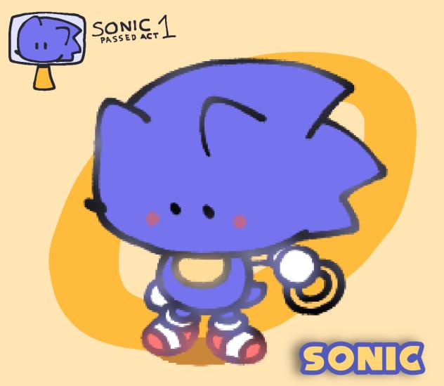 sonic. - ibisPaint