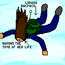 skydiving moment - ibisPaint