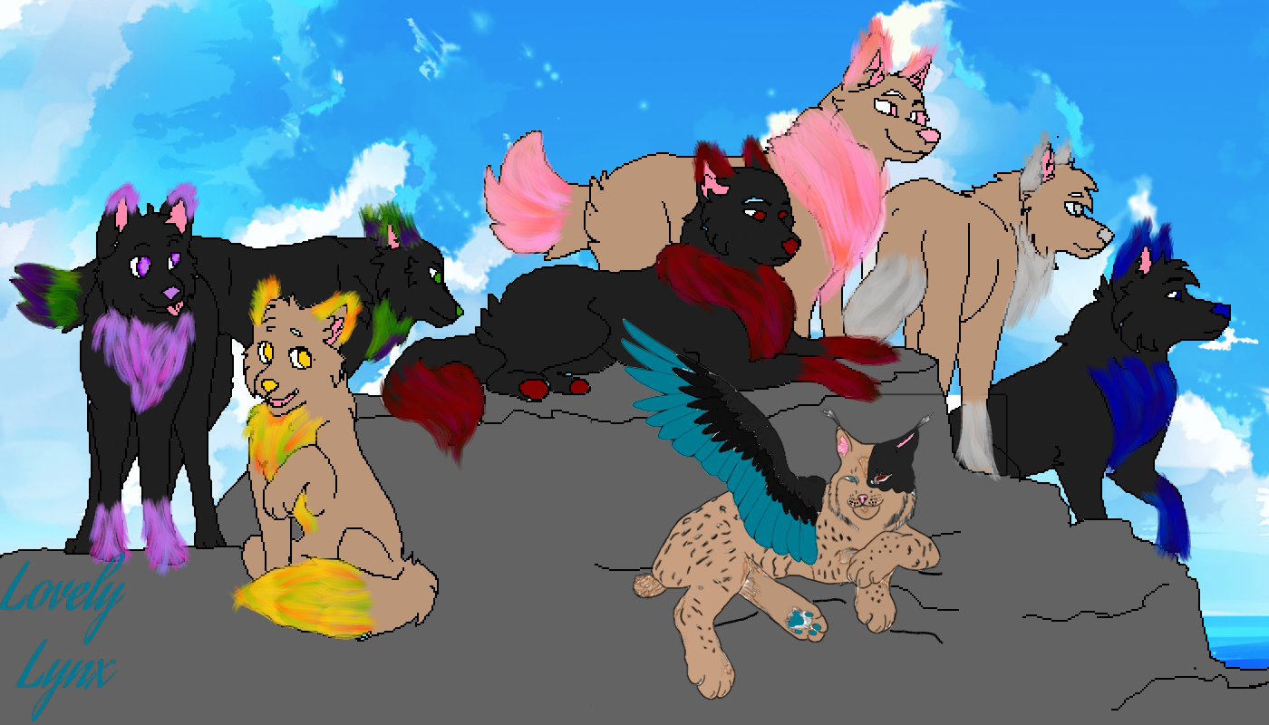 Ultima wolf pack. - ibisPaint