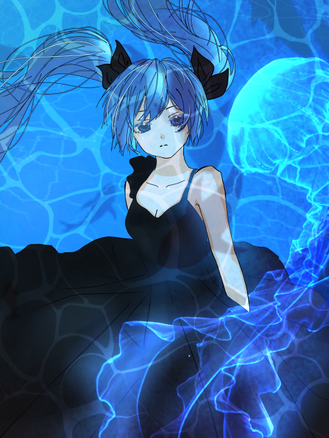 Deep sea girl - Miku Hastune - ibisPaint