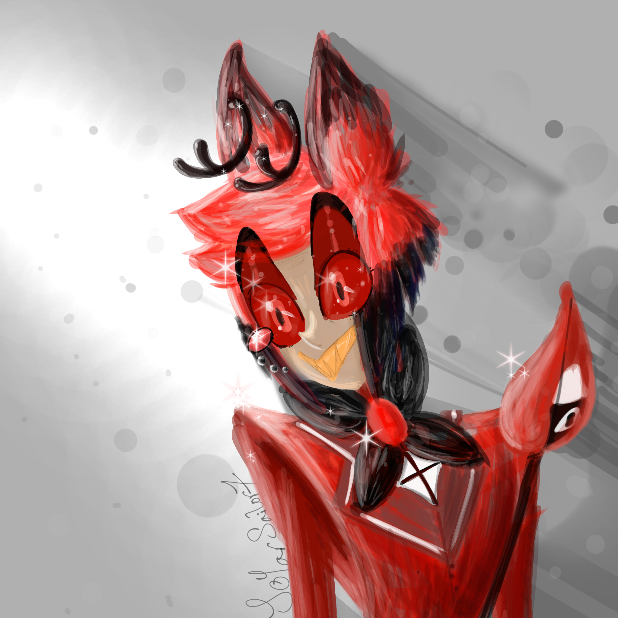 Stray Sun Beam, Alastor in light! - ibisPaint