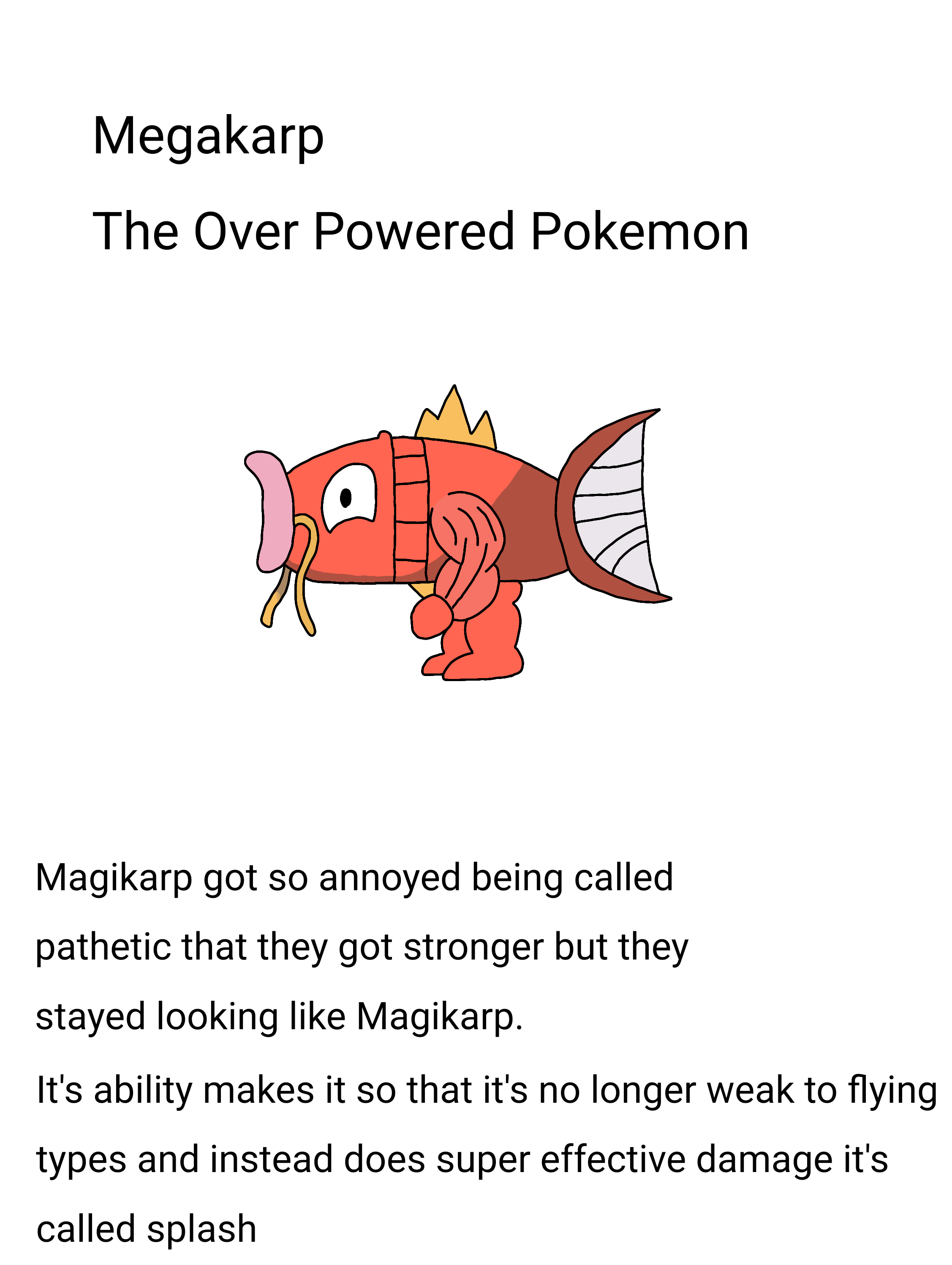 fakemon magikarp - ibisPaint