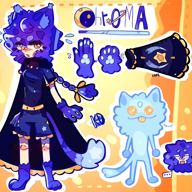 my ocs design sheet ig😭😭 - ibisPaint