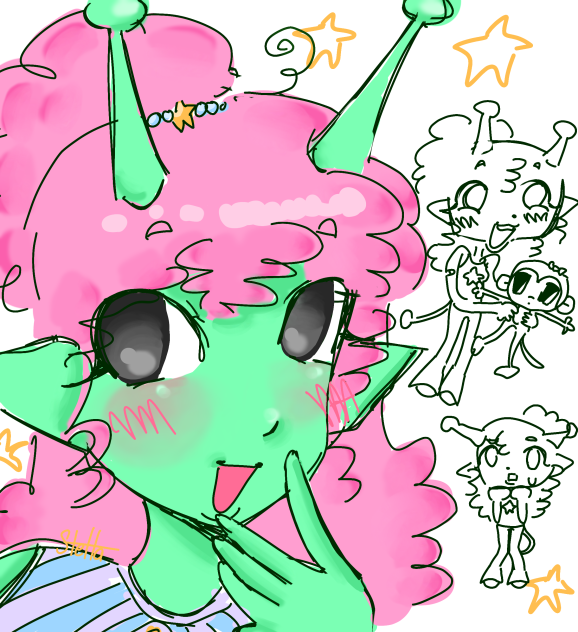 Silly persona doodles - ibisPaint