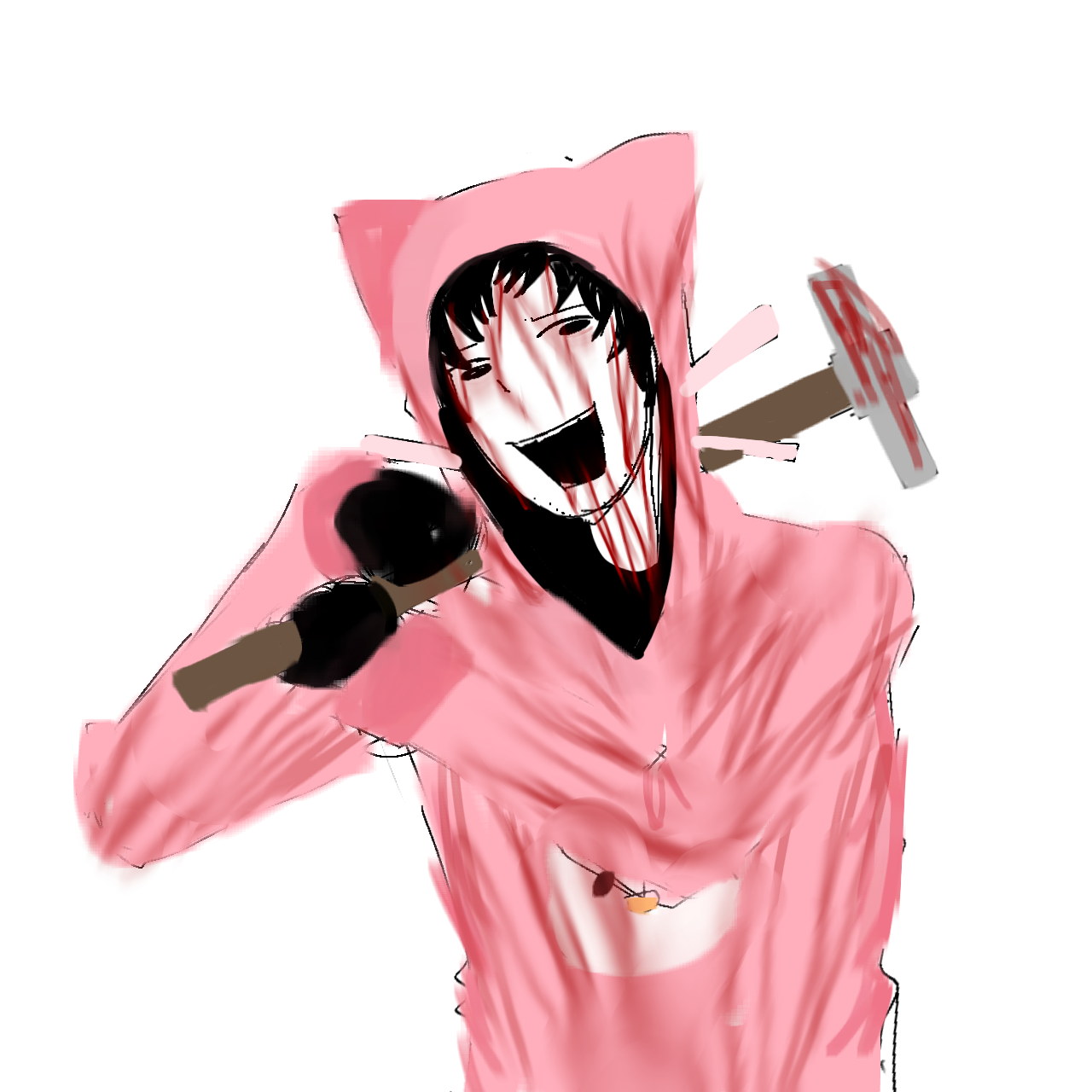 hello kitty murder hehehehehe - ibisPaint