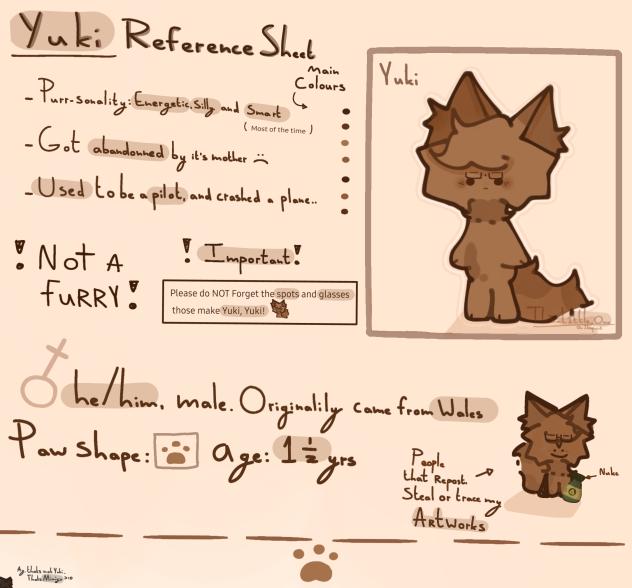 Official Yuki Referencesheet – - ibisPaint