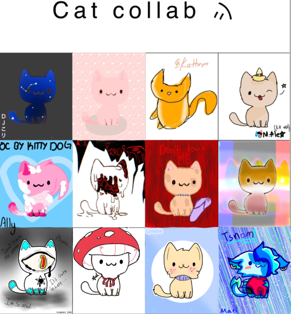 Another Cat Collab ^^ - ibisPaint