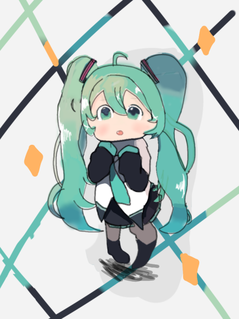 ♡💙♡mini Miku♡💙♡ - ibisPaint