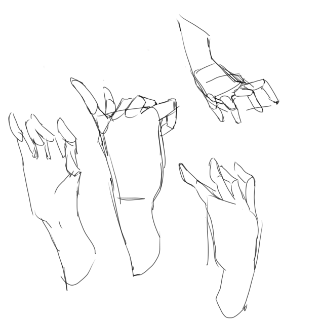 Hand practice #3 - ibisPaint