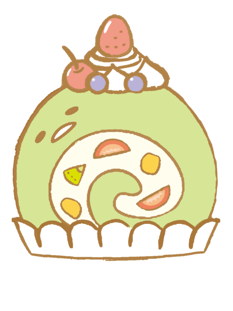 Gudetama Matcha Cake Roll - ibisPaint