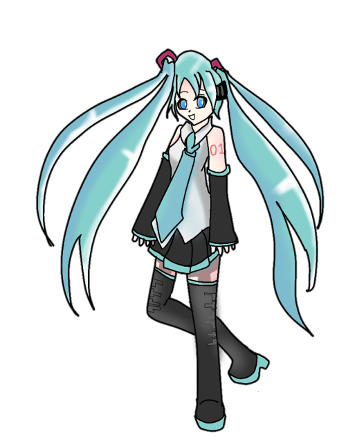 Hastune Miku(old artwork 3) - ibisPaint