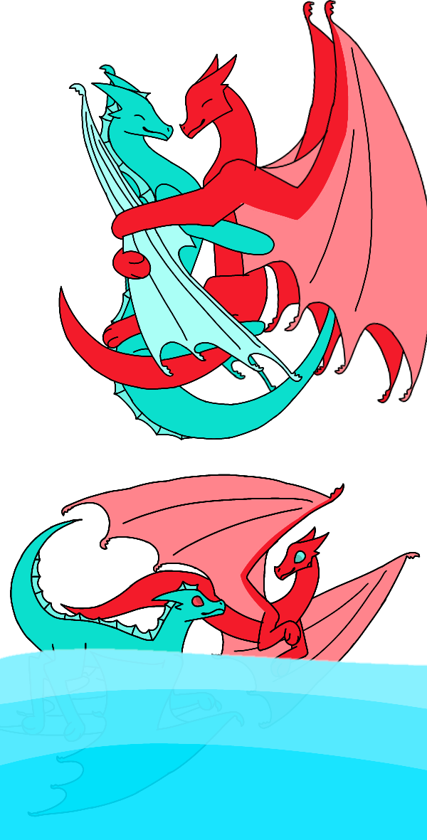 Two Dragons - ibisPaint