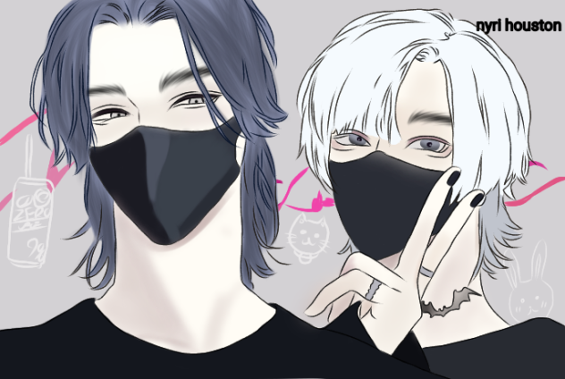 Two best friends - ibisPaint