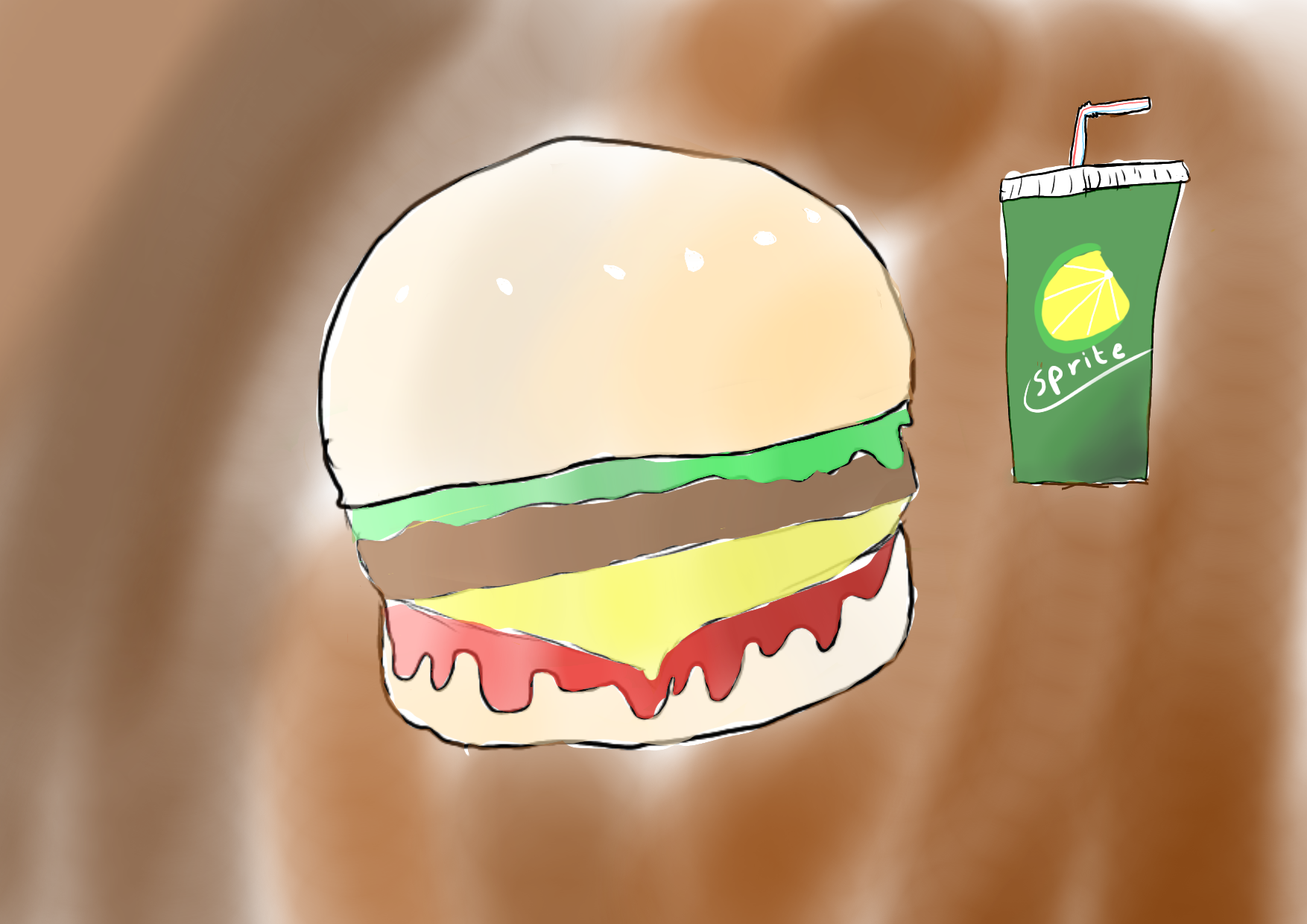 burger - ibisPaint