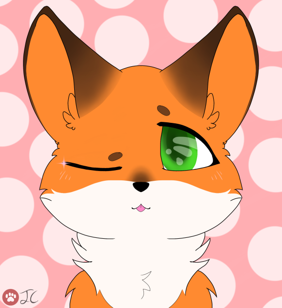 Wink fox (ANIMATION) - ibisPaint