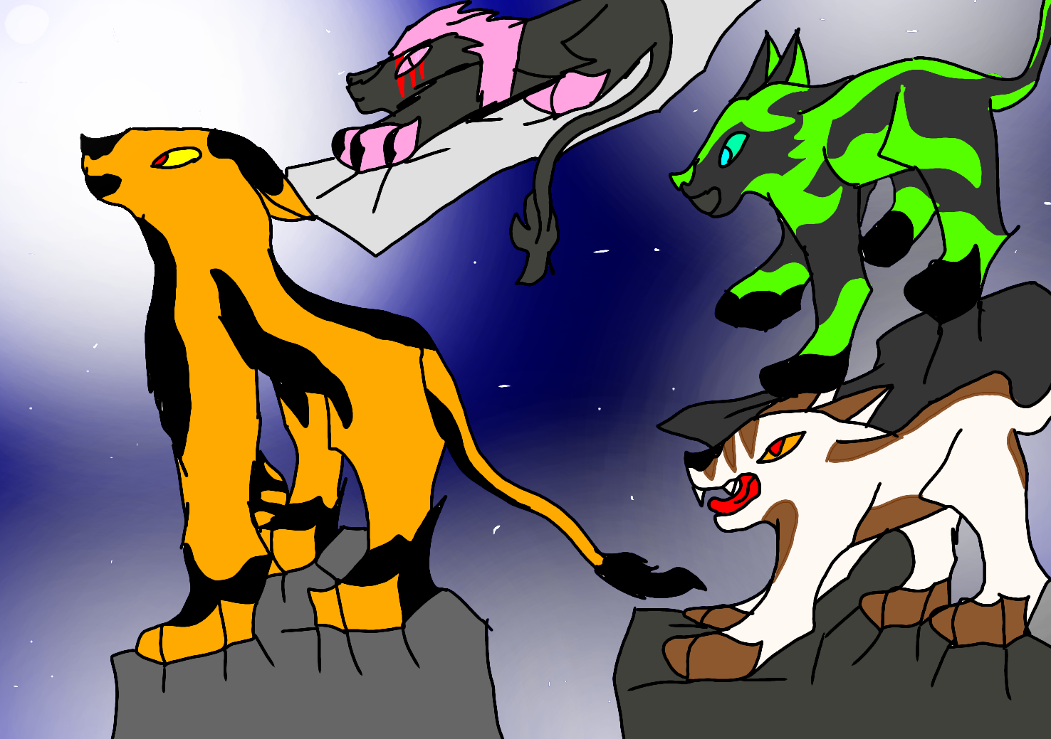 lions color ^_^ - ibisPaint